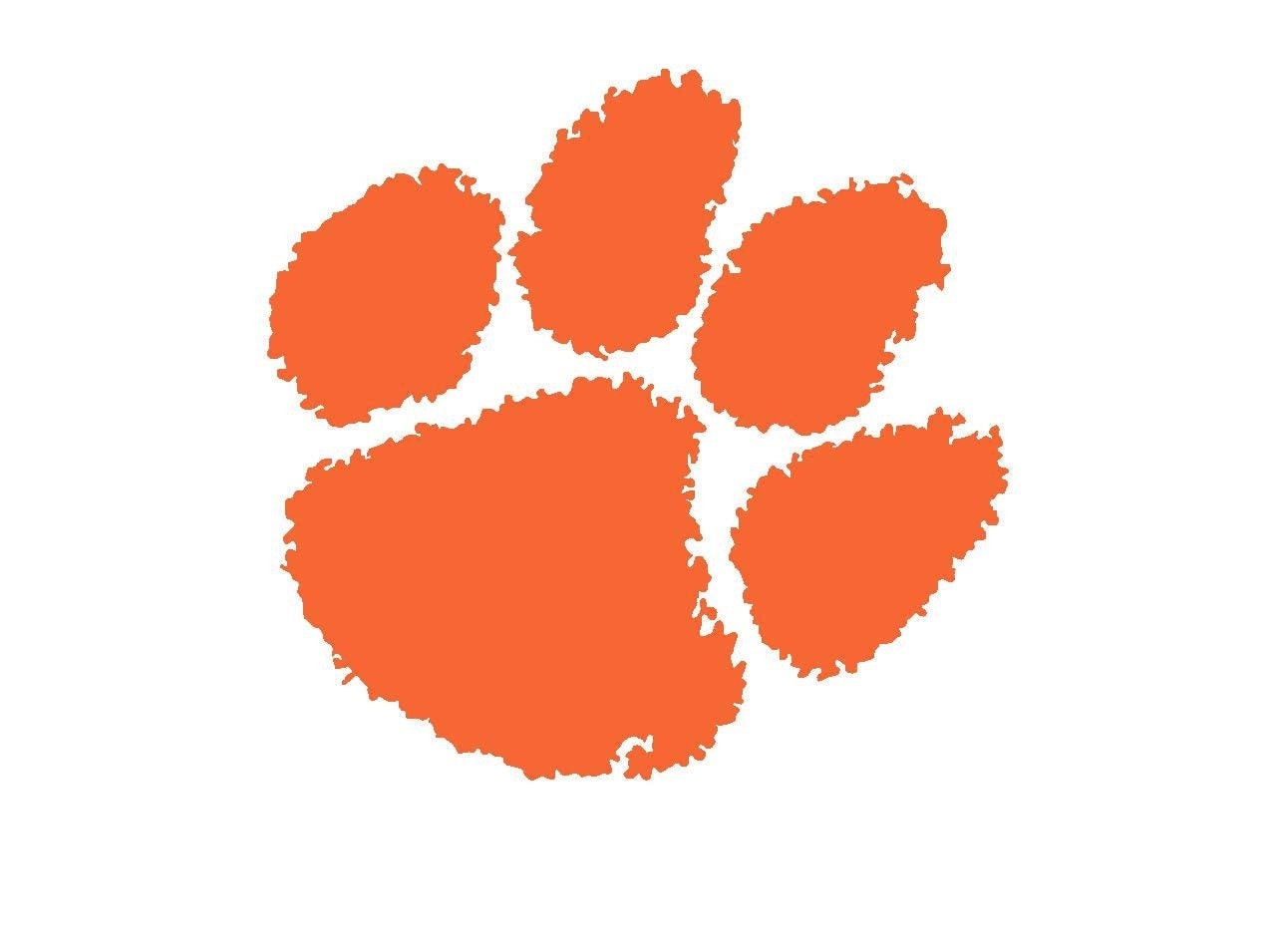 Tiger Paw Decal - Etsy