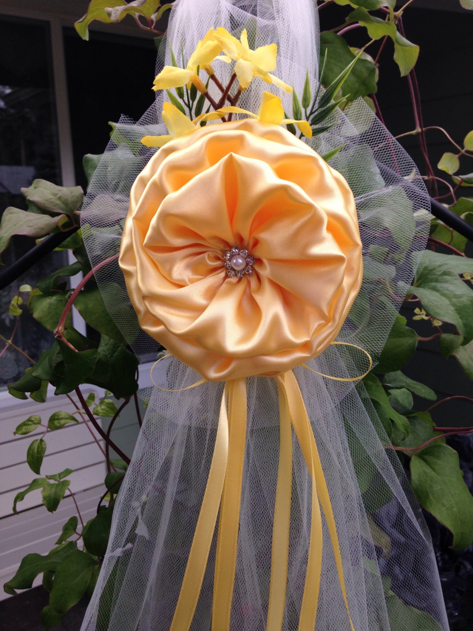 Yellow Pew Bows Chair Bows Wedding Bows Pew Church Aisle - Etsy