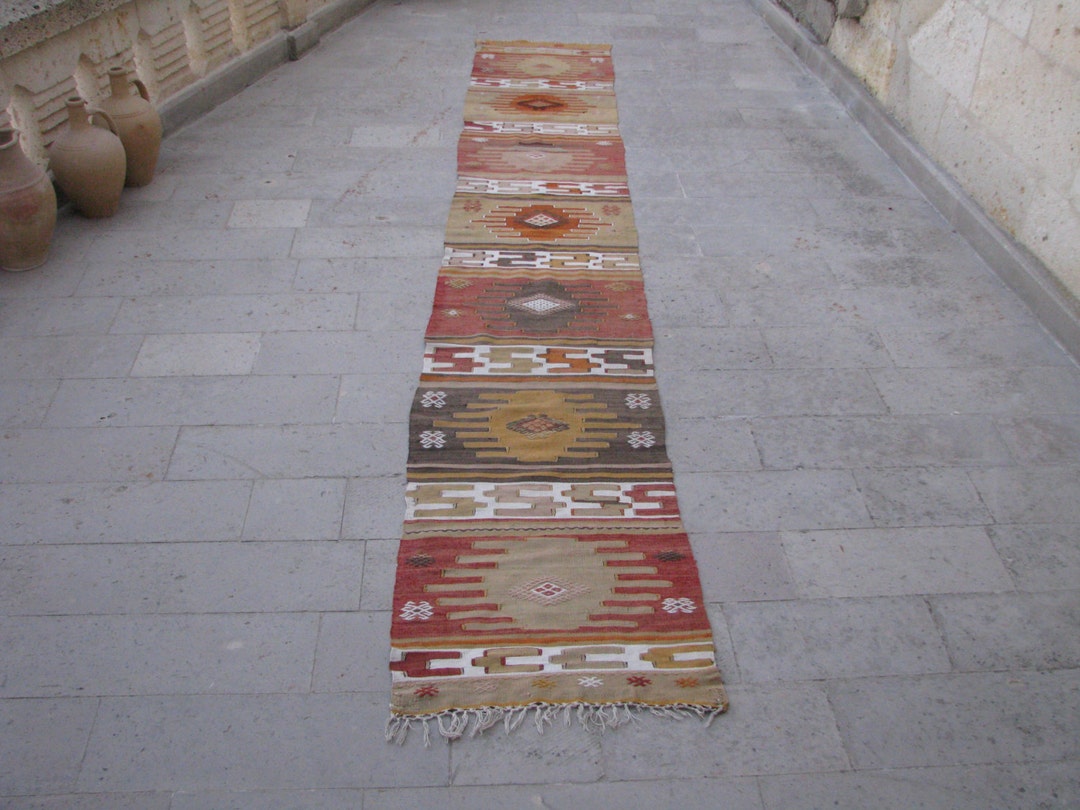 2'x12'runner RUG Kilim-2'x12'hallway Runner-narrow Runner Rug-12 Feet ...