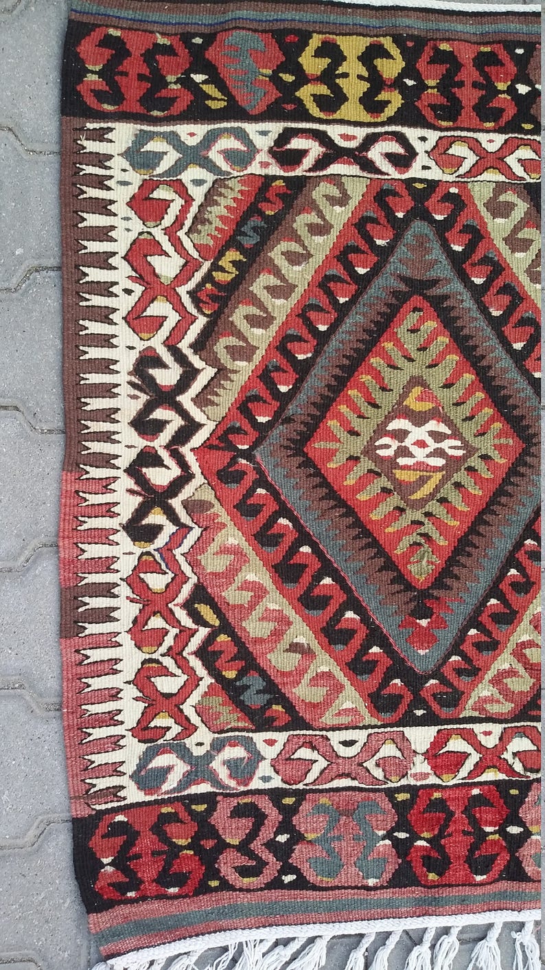 KILIM-BOHO KILIM Rug-Small Rug Kilim-Vintage Turkish Fethiye | Etsy