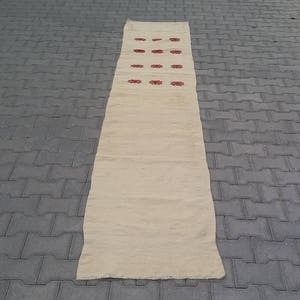 SIMPLE MINIMALIST TURKISH Tribal Kilim Rug Runner-vintage Turkish ...