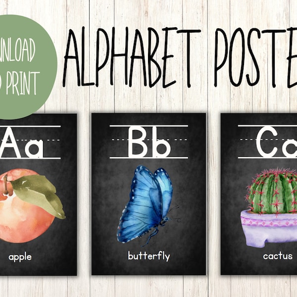 Abc Poster - Etsy