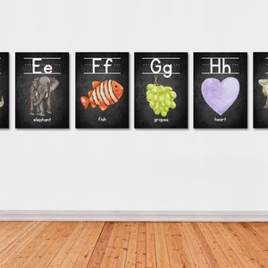 Alphabet Posters, ABC Posters, Classroom Printable, Homeschool ...