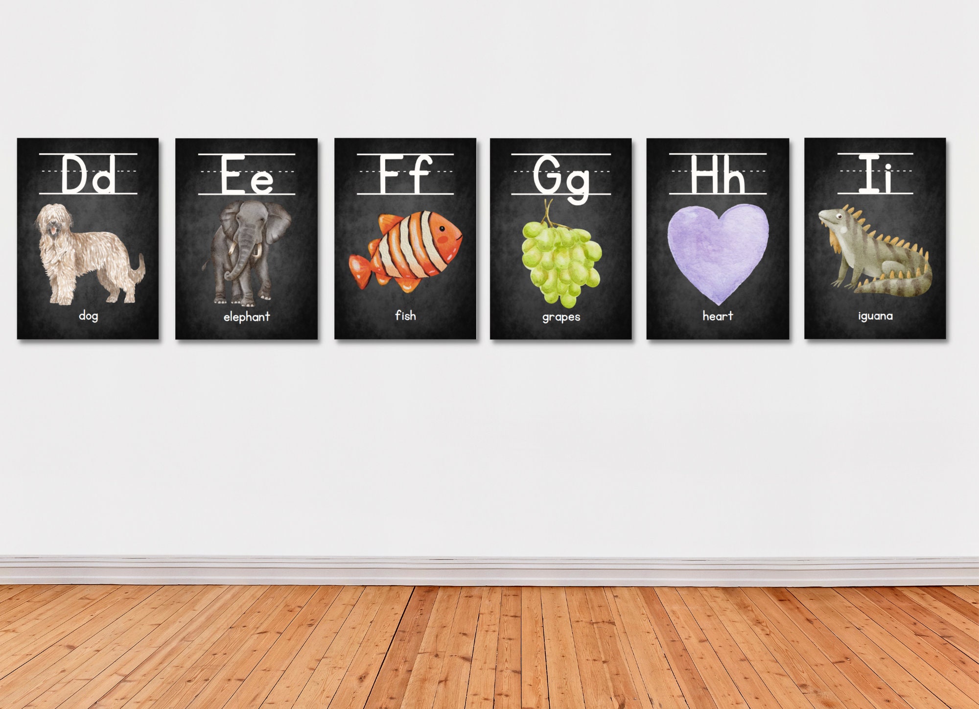 Alphabet Posters, ABC Posters, Classroom Printable, Homeschool ...