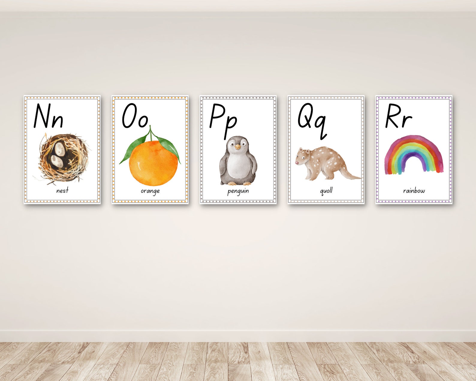 Alphabet Posters ABC Posters Classroom Printable Homeschool - Etsy