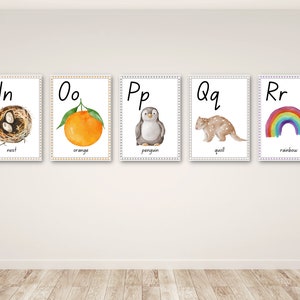 Alphabet Posters, ABC Posters, Classroom Printable, Homeschool ...