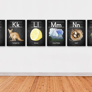 Alphabet Posters, ABC Posters, Classroom Printable, Homeschool ...