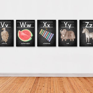Alphabet Posters, ABC Posters, Classroom Printable, Homeschool ...