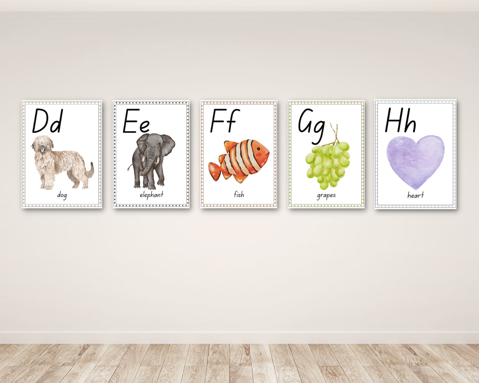 Alphabet Posters, ABC Posters, Classroom Printable, Homeschool ...