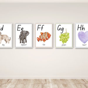 Alphabet Posters, ABC Posters, Classroom Printable, Homeschool ...