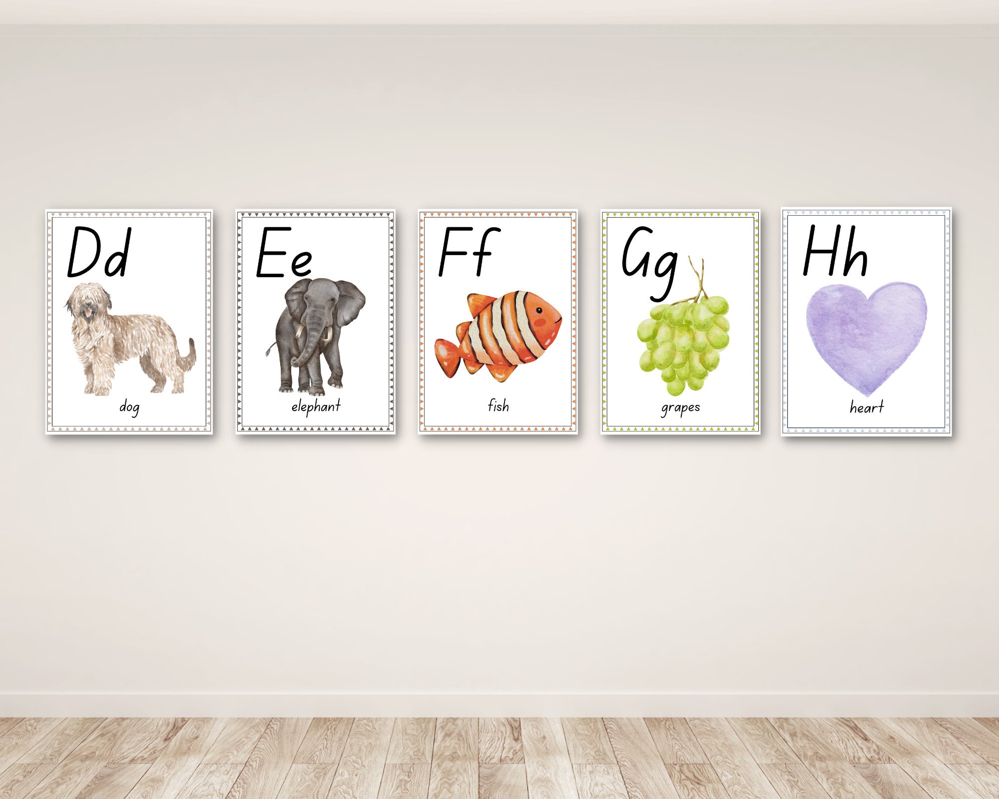 Alphabet Posters, ABC Posters, Classroom Printable, Homeschool ...