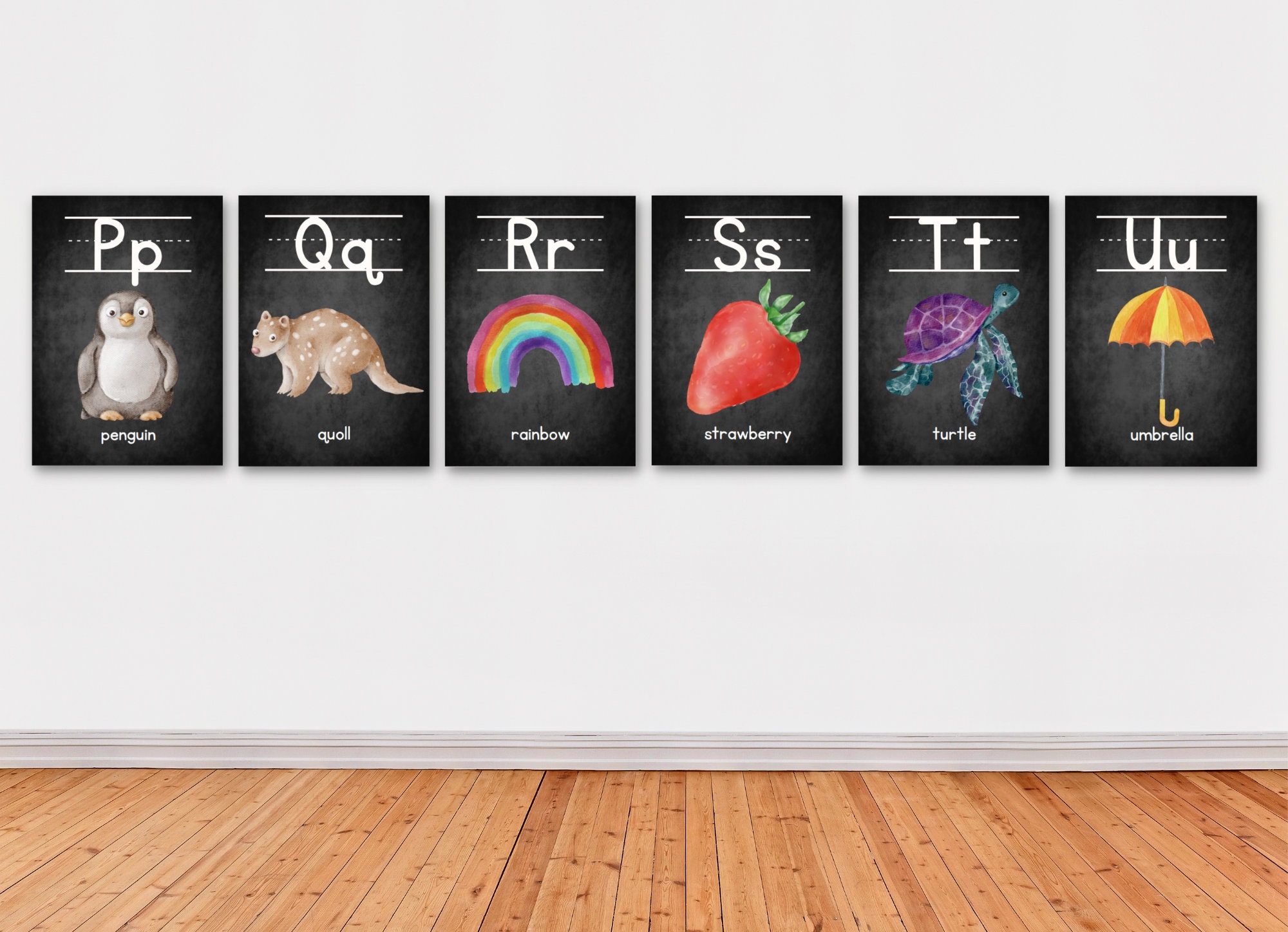 Alphabet Posters, ABC Posters, Classroom Printable, Homeschool ...