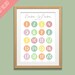 Rainbow Bilingual English & French Numbers Chart, 1-20 Digital Poster ...