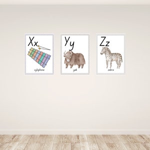 Alphabet Posters, ABC Posters, Classroom Printable, Homeschool ...