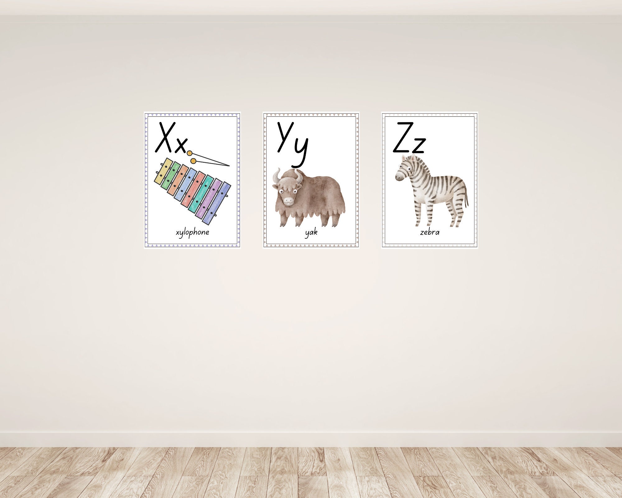 Alphabet Posters, ABC Posters, Classroom Printable, Homeschool ...