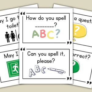 English Expression Cards – Classroom Conversation Starters (digital ...