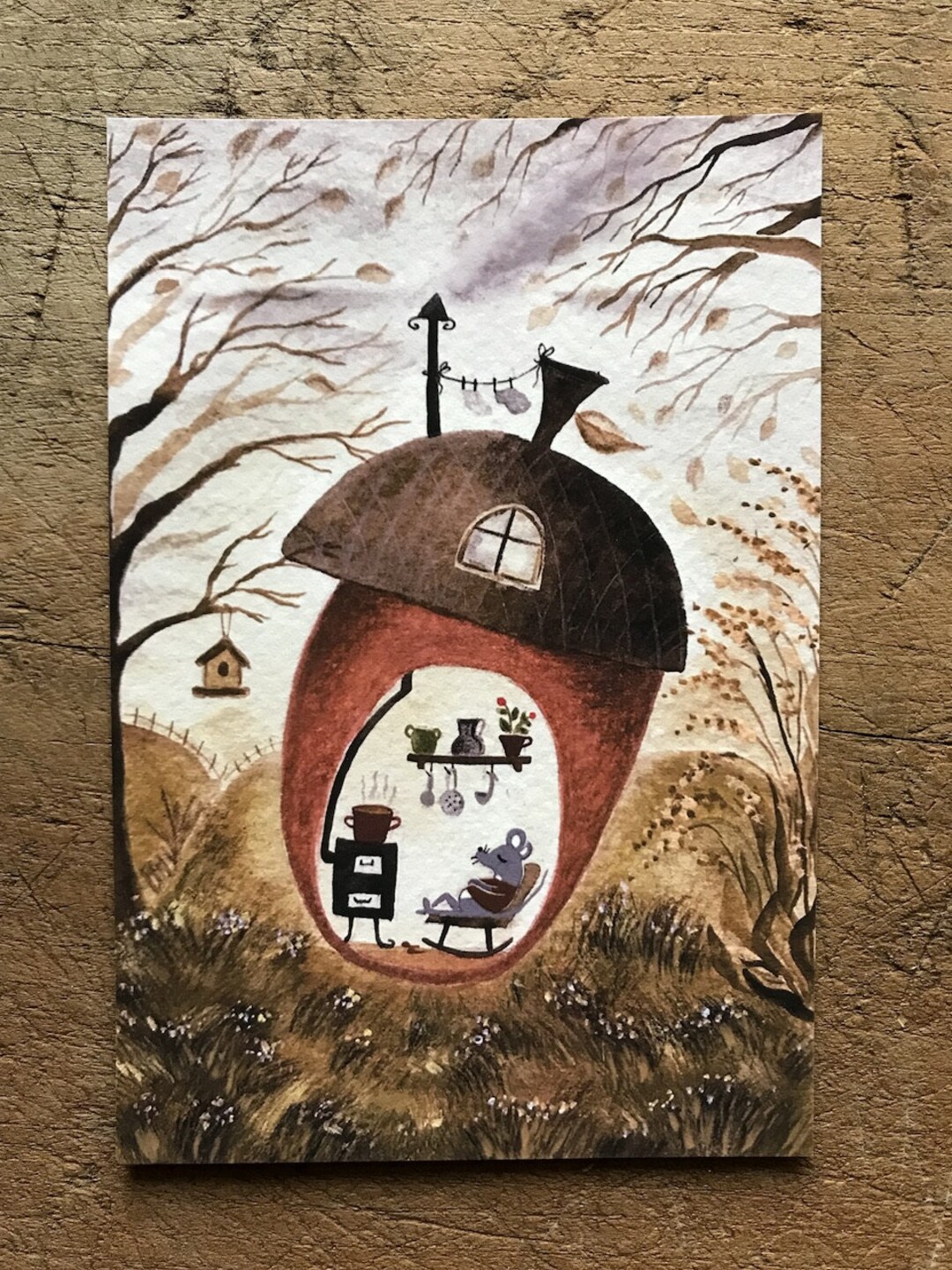 Perfect Life / Fine Art Print of My Watercolour Illustration - Etsy