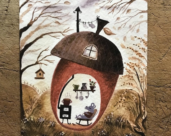 Perfect Life / Fine Art Print of My Watercolour Illustration - Etsy