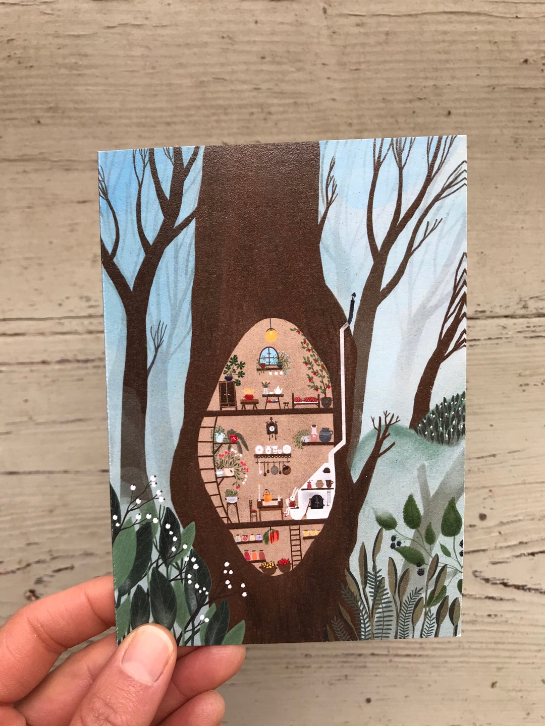 Eco Friendly Cards / Various Types / Illustration - Etsy