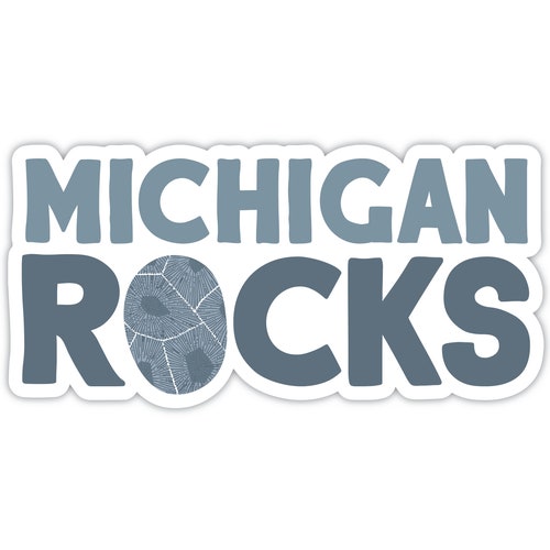 CLEAR Michigan Sticker Vinyl Sticker Michigan Sticker Car - Etsy