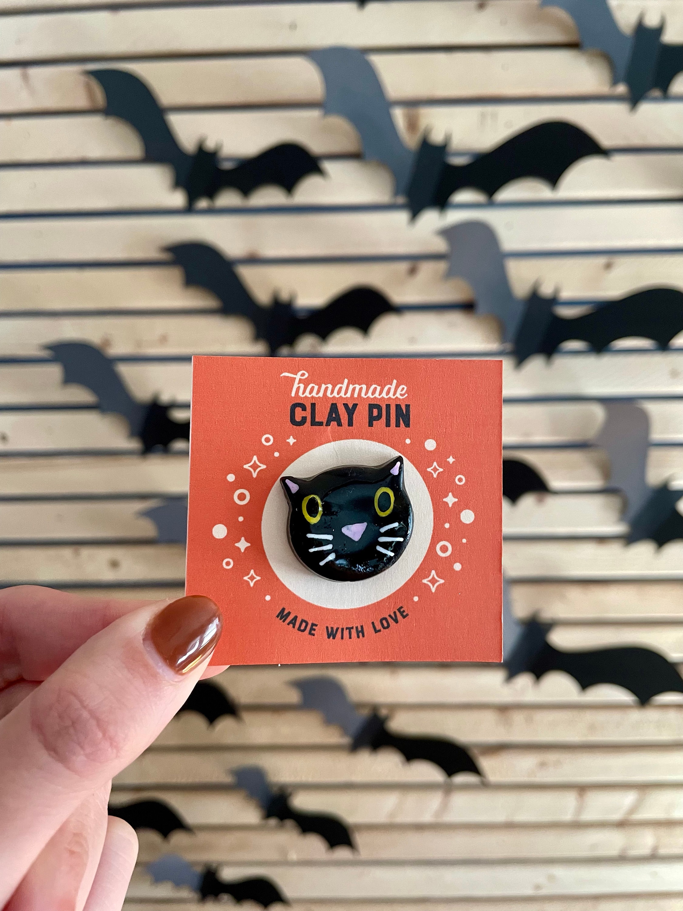 Spooky Clay Pins | Etsy