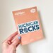 Rainbow Sunset Michigan Sticker - Etsy