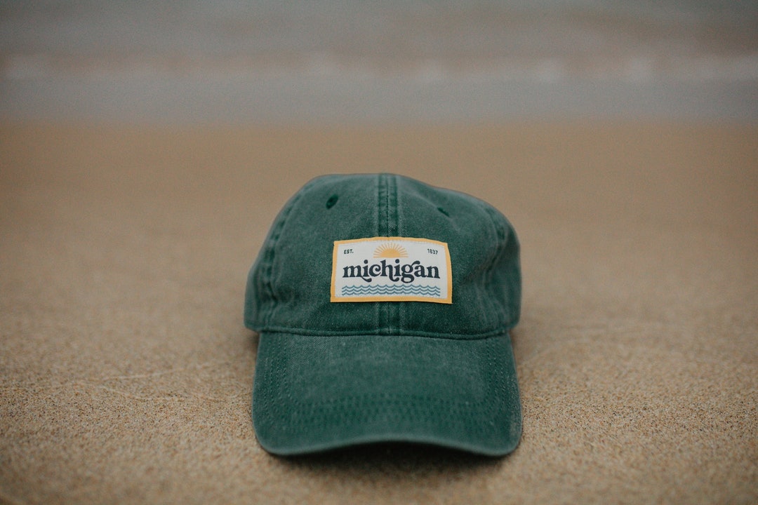 Michigan Patch Baseball Cap - Etsy