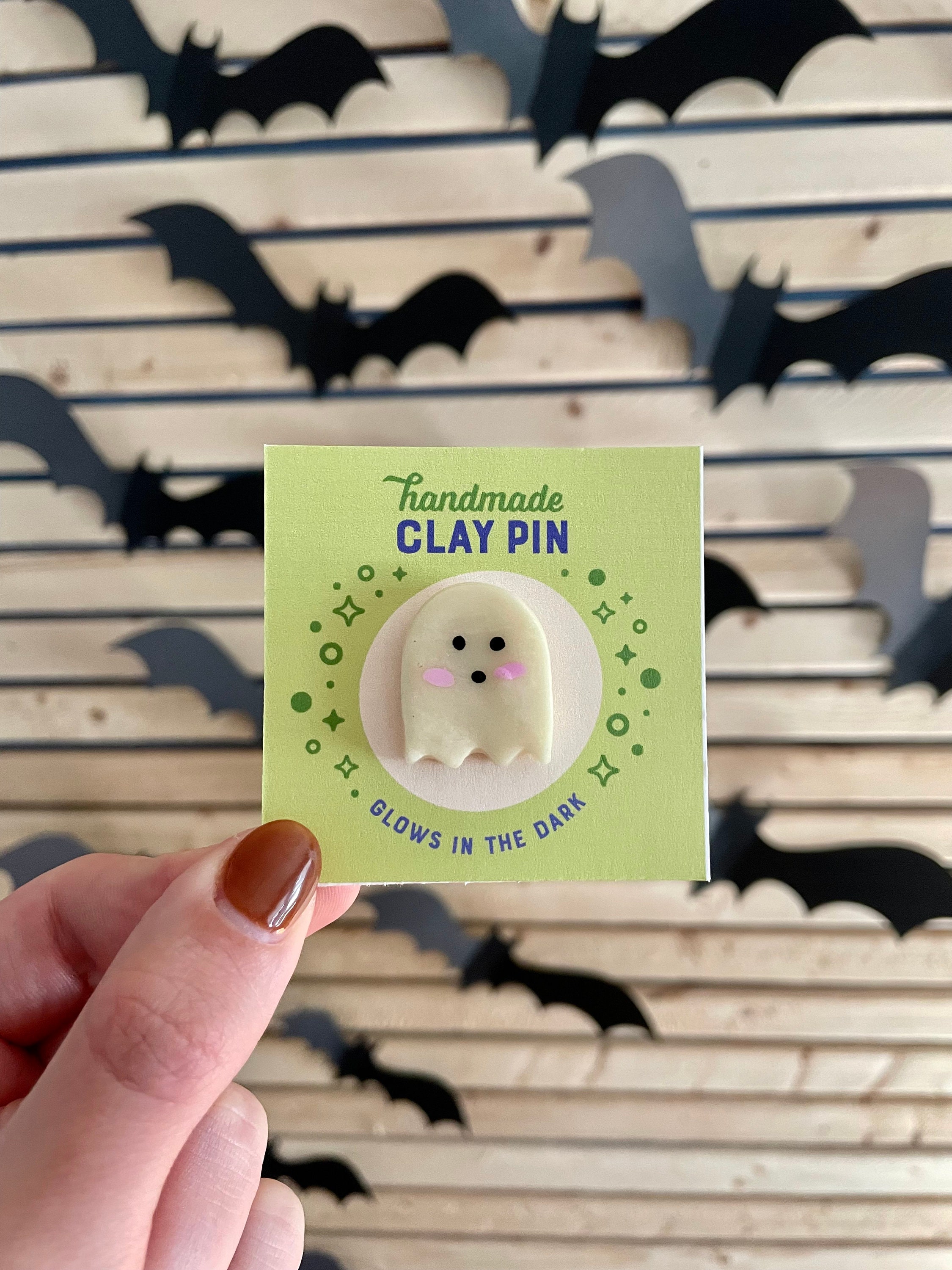 Spooky Clay Pins - Etsy