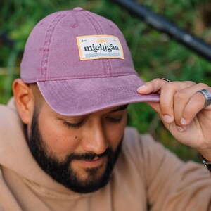 Michigan Patch Baseball Cap - Etsy