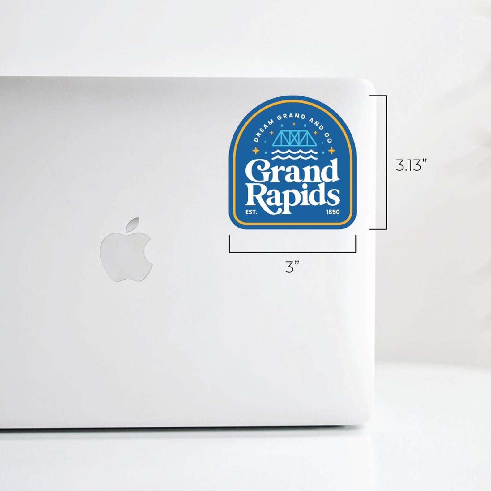 Grand Rapids Michigan Sticker - Etsy