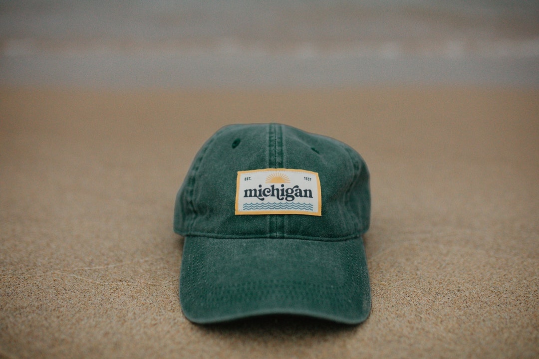 Michigan Patch Baseball Cap - Etsy