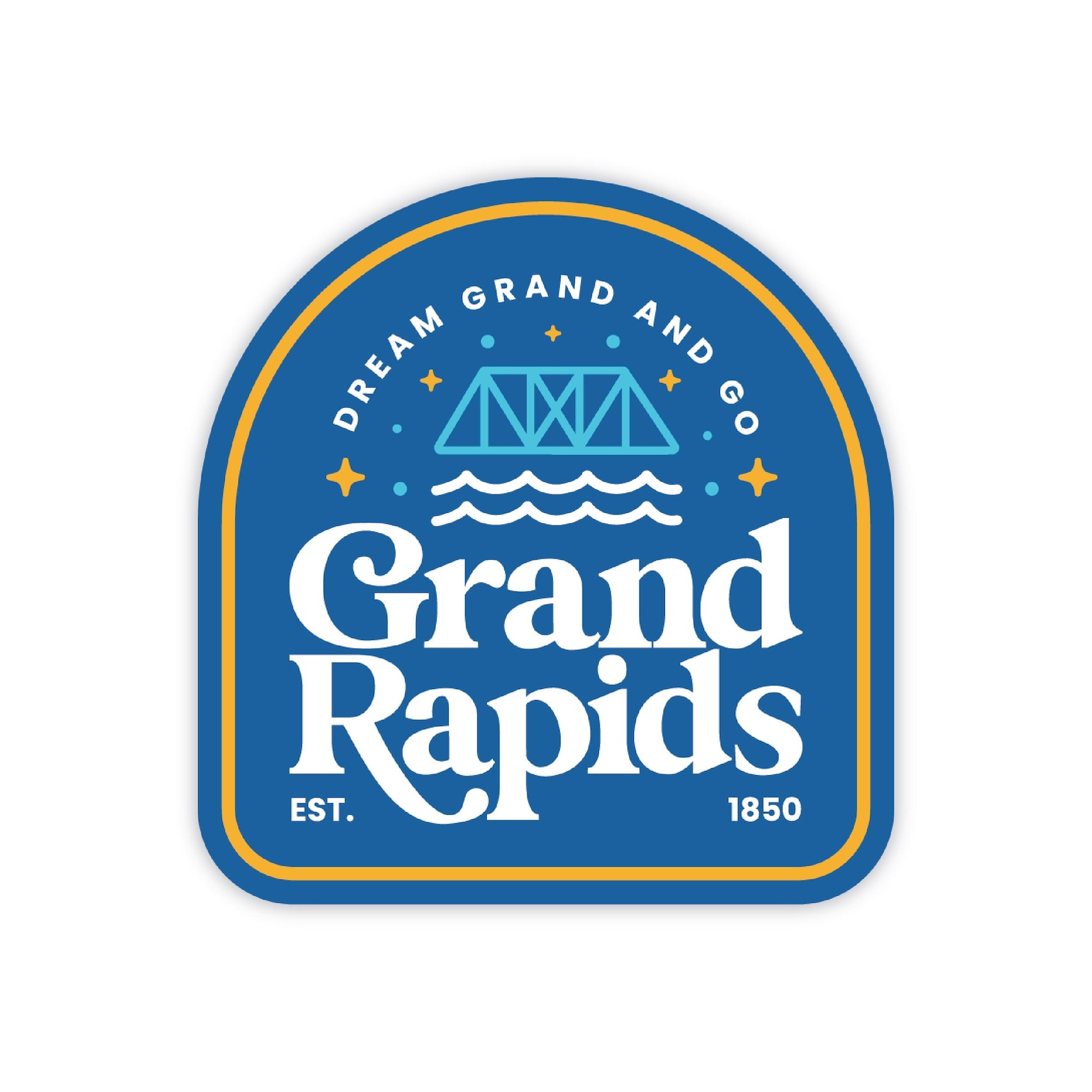 Grand Rapids Michigan Sticker - Etsy