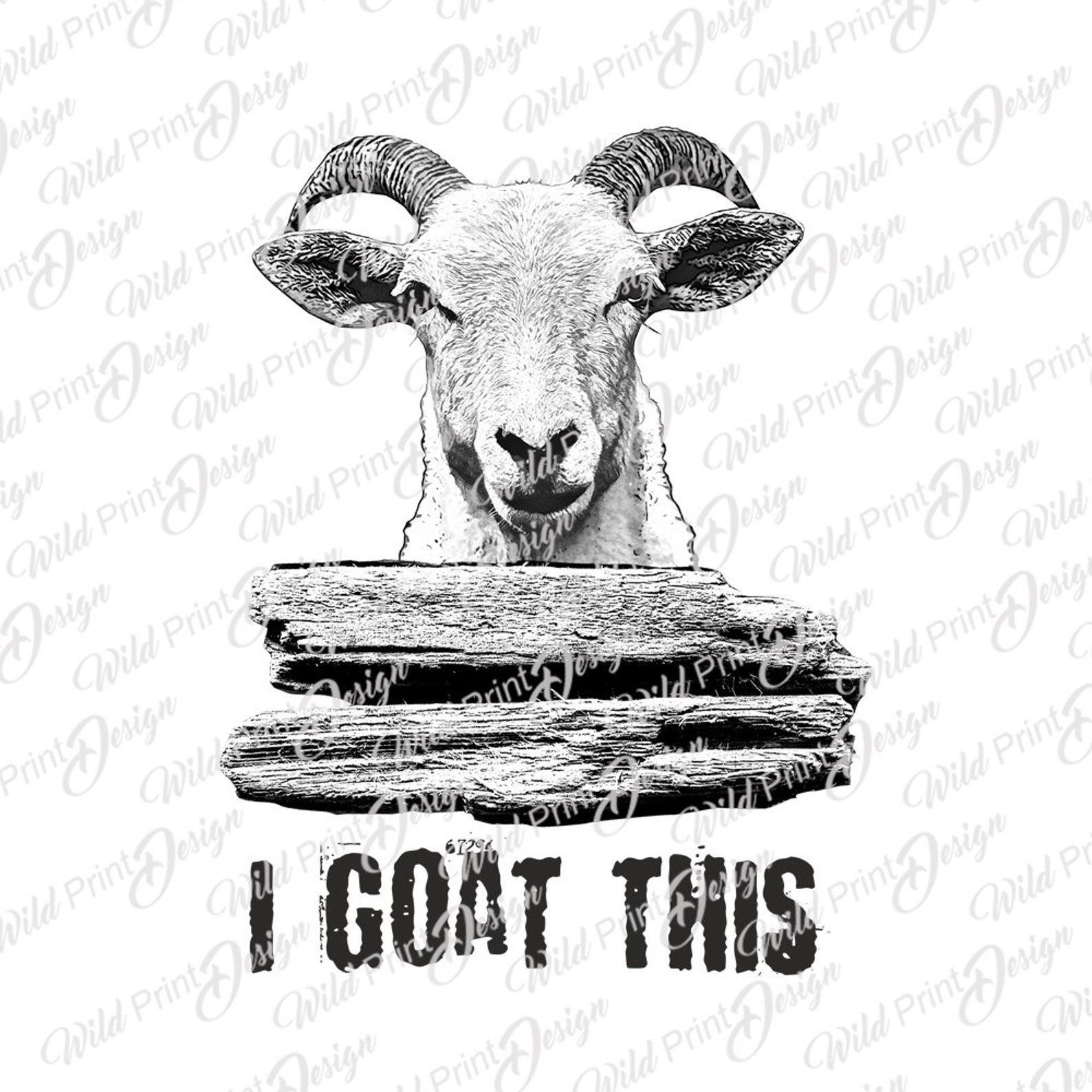 I Goat This Clipart Goat PNG Instant Download Sublimation - Etsy