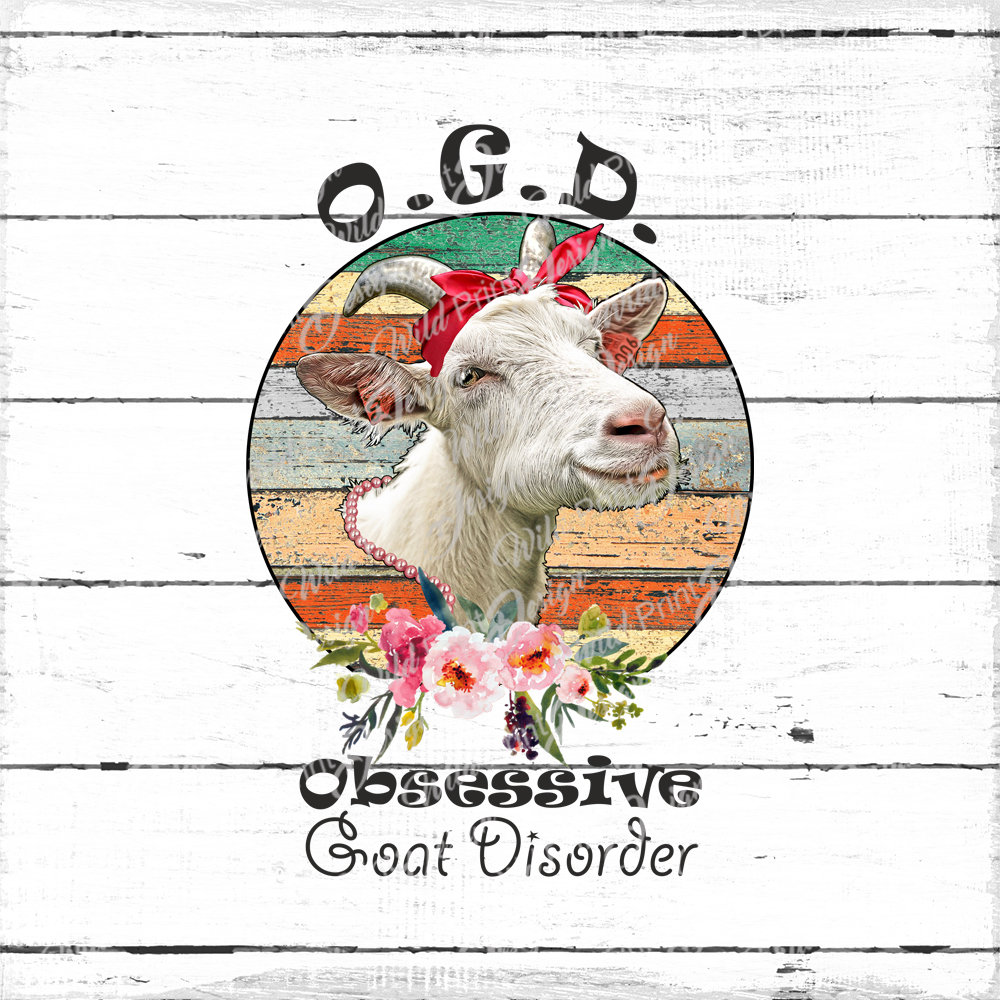OPD Obsessive Goat Disorder Clipart Pigs PNG Sublimation | Etsy