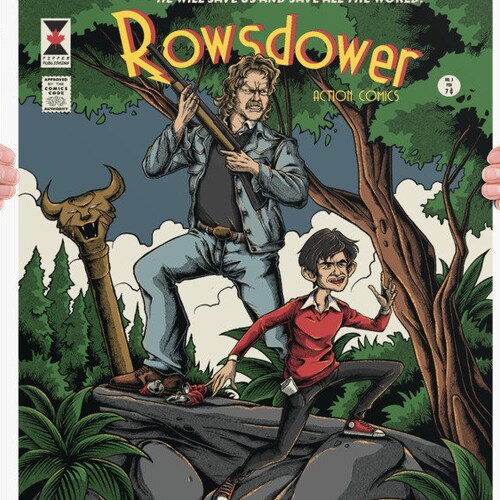 MST3K Rowsdower Action Comics Poster - Etsy
