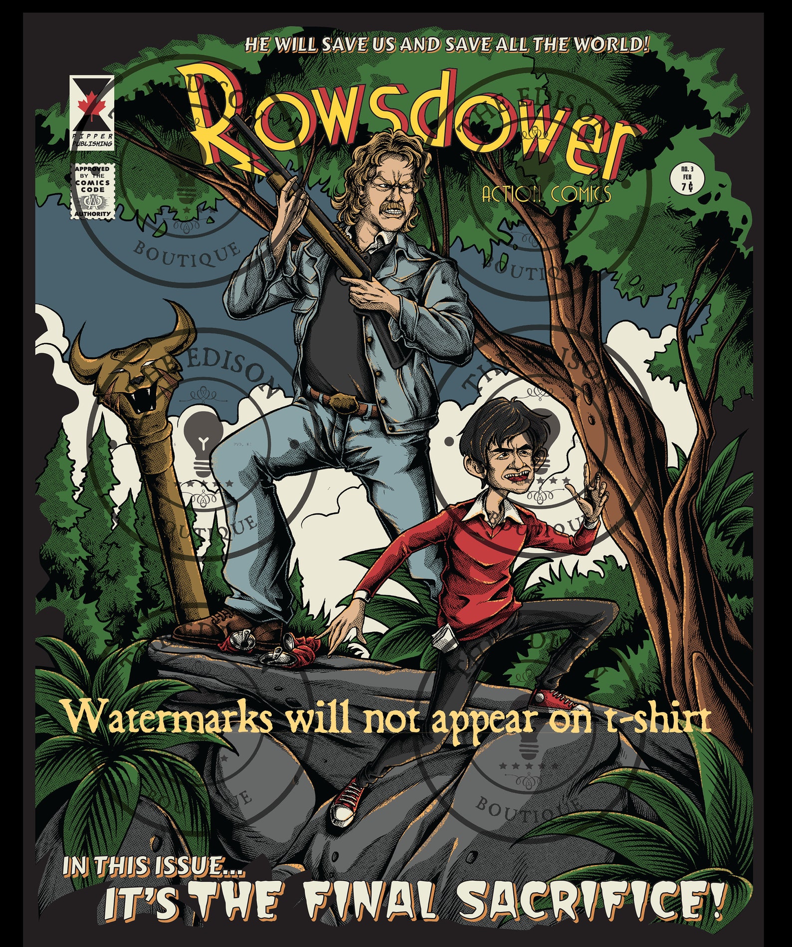 MST3K Rowsdower Action Comics T-shirt - Etsy