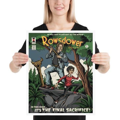 MST3K Rowsdower Action Comics Poster - Etsy