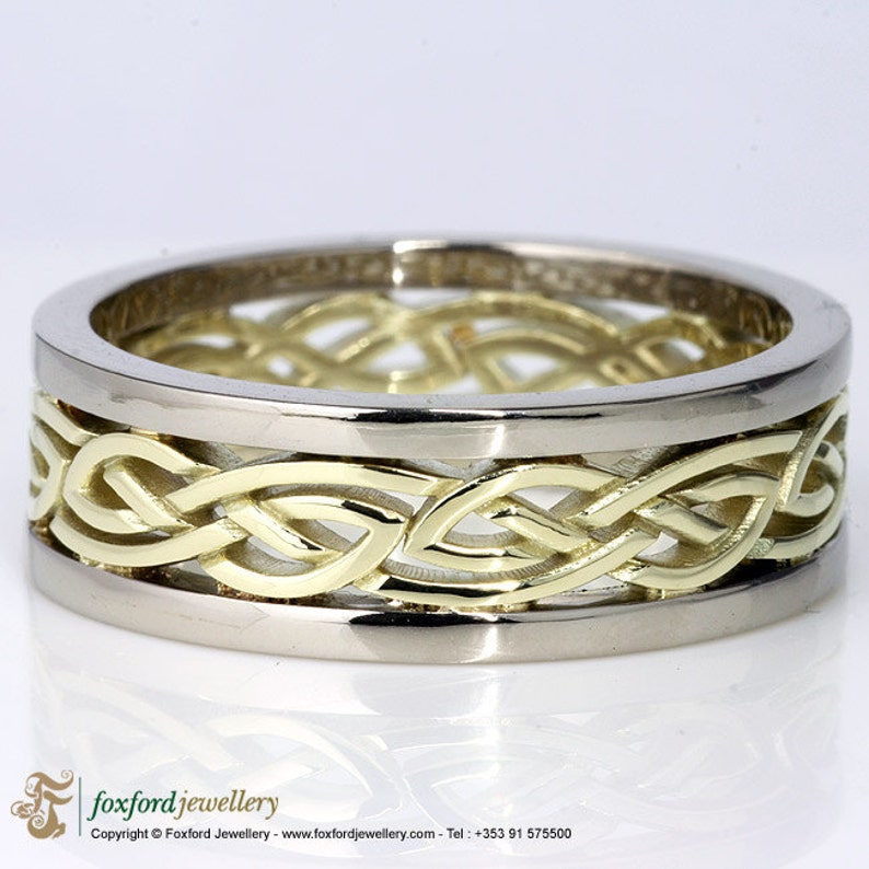 18k Gold Celtic Ring - Etsy