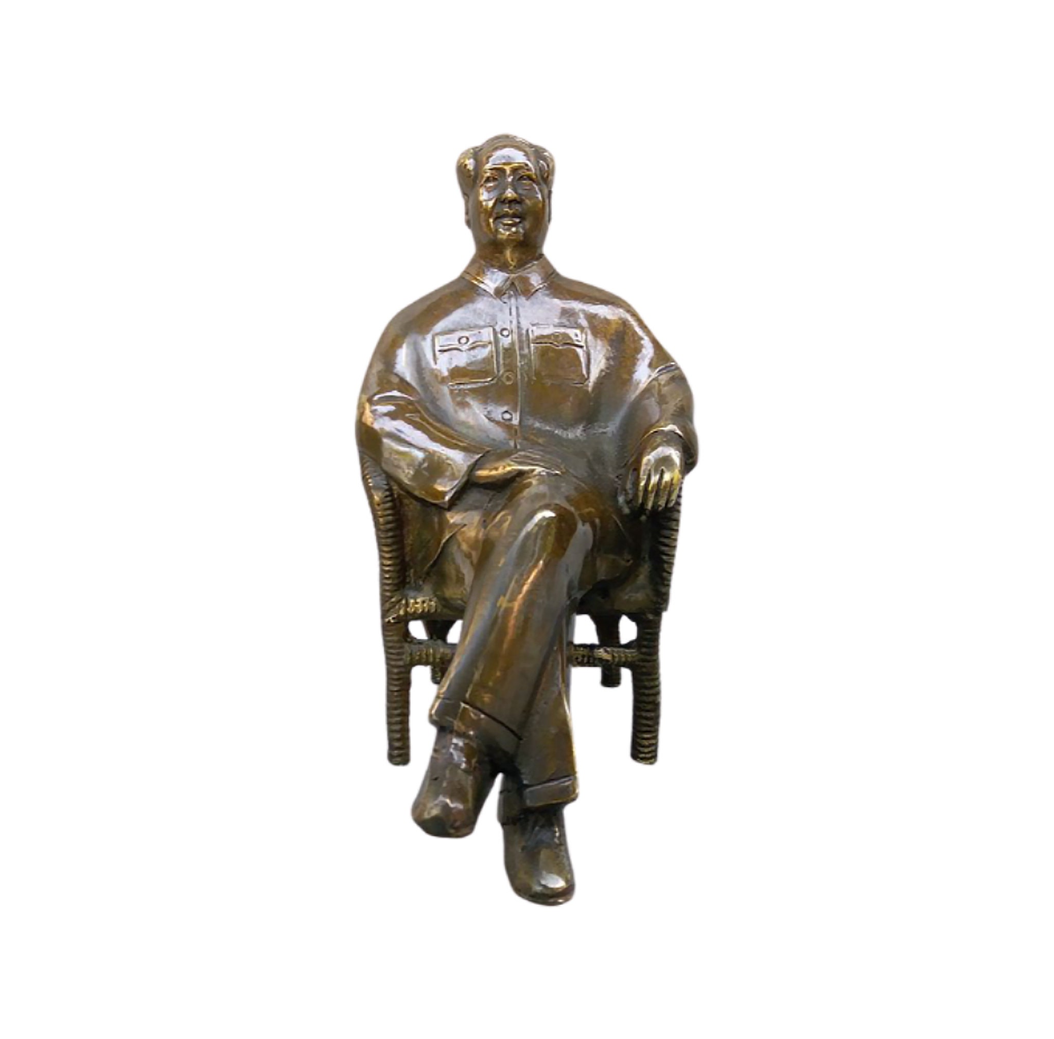Bronze Sculpture of Chinese Leader Chairman Mao - Etsy