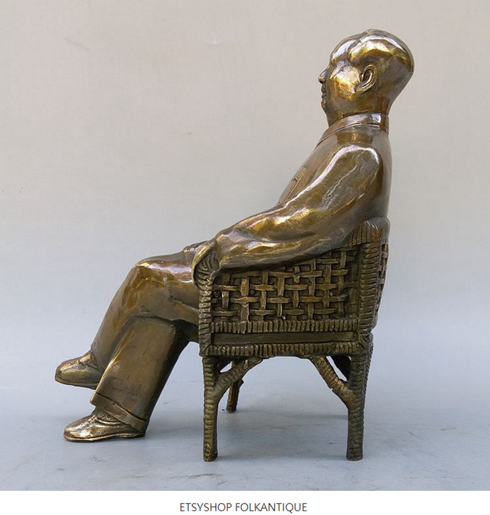 Bronze Sculpture of Chinese Leader Chairman Mao - Etsy