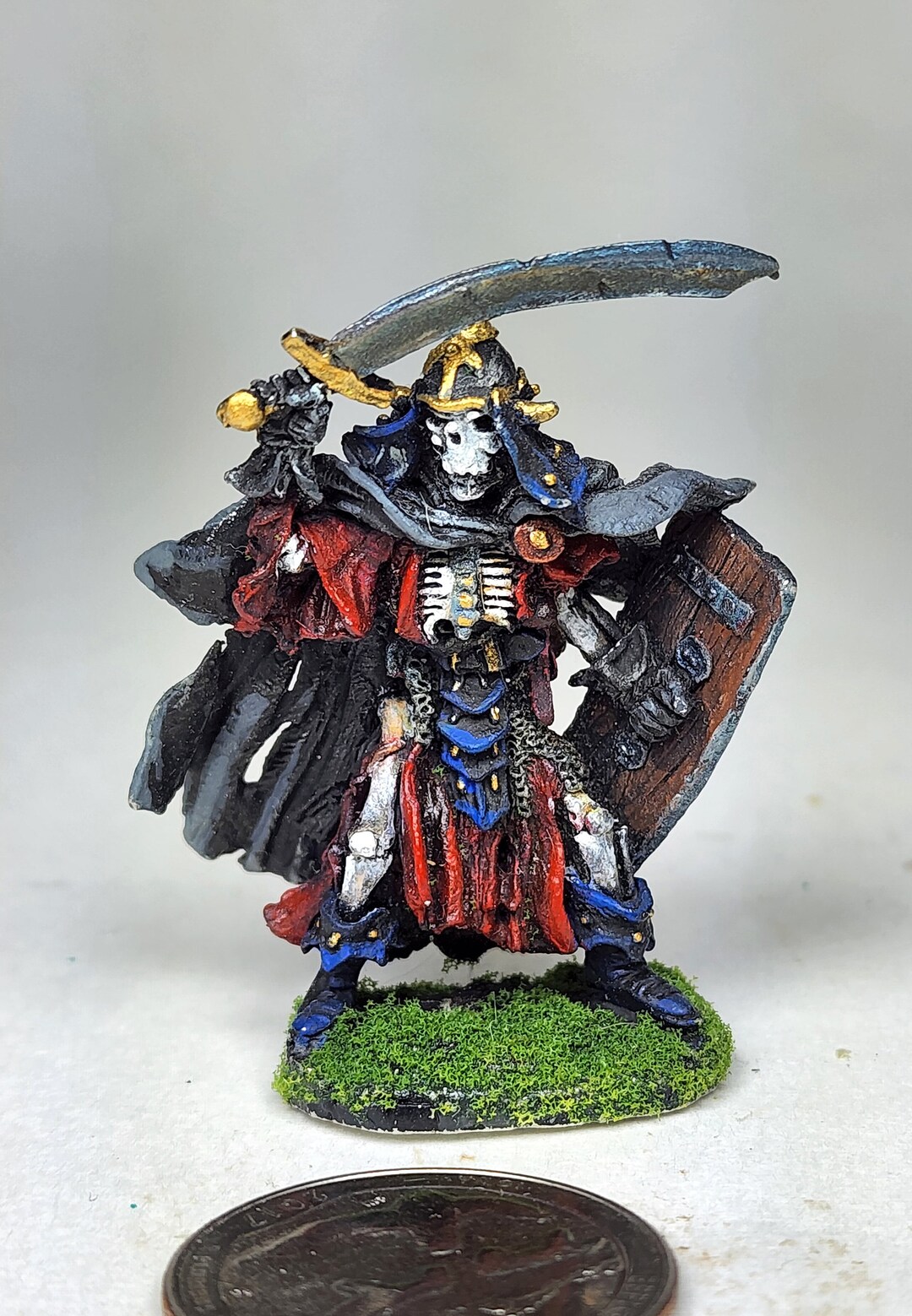 Armored Skeleton or Wight Mini Boardgames D&D Reaper Miniatures Game ...