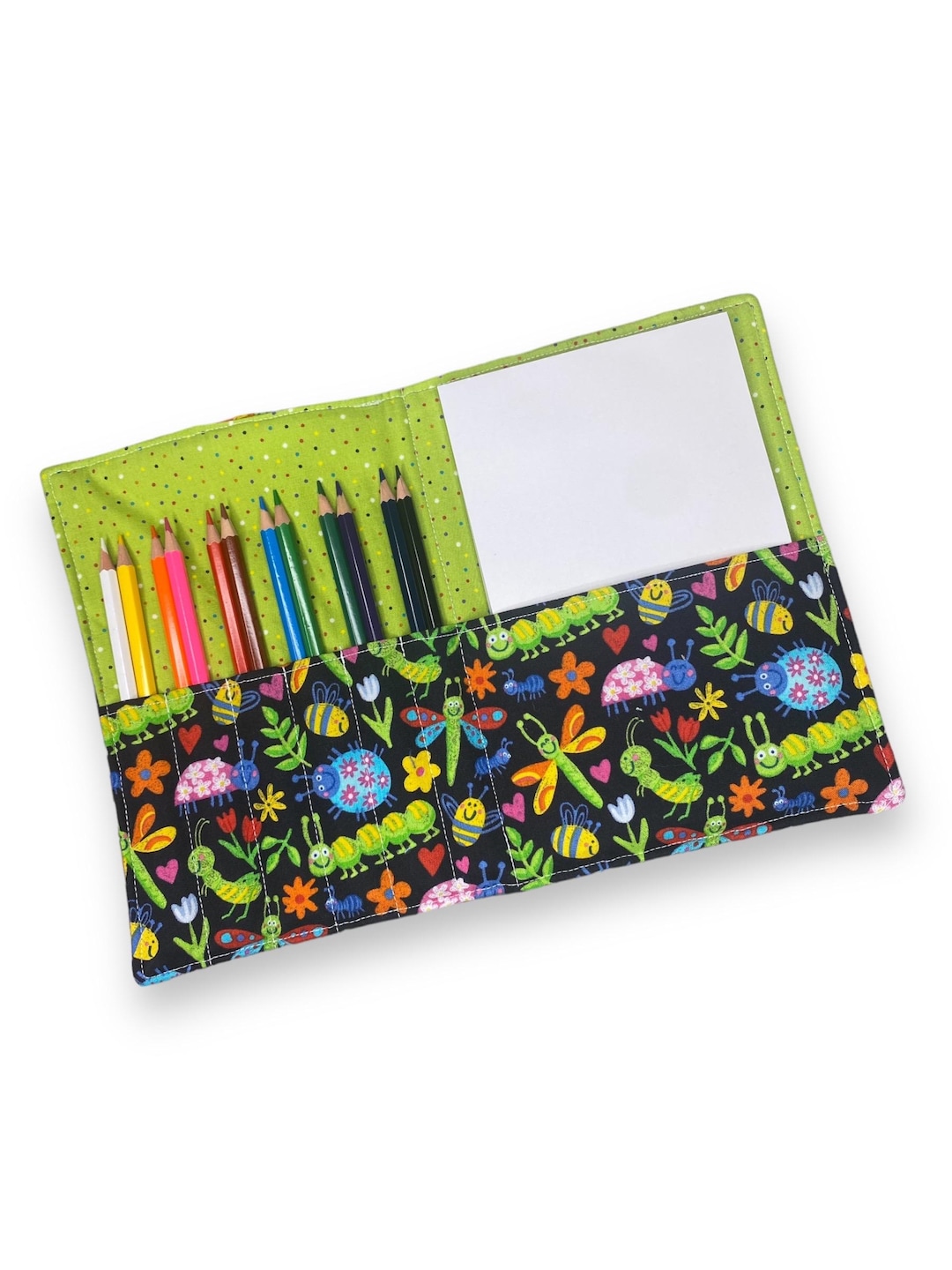 Colored Pencil Set Holder – Bugs Pencil Art Set – Kids Colored Pencil ...