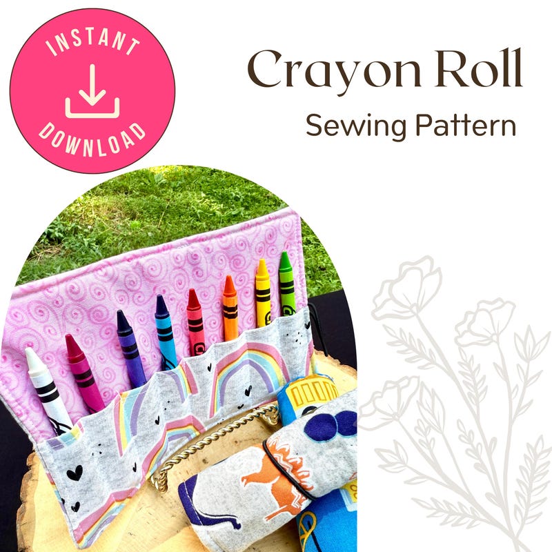 Pencil Crayon Rolls - Etsy UK