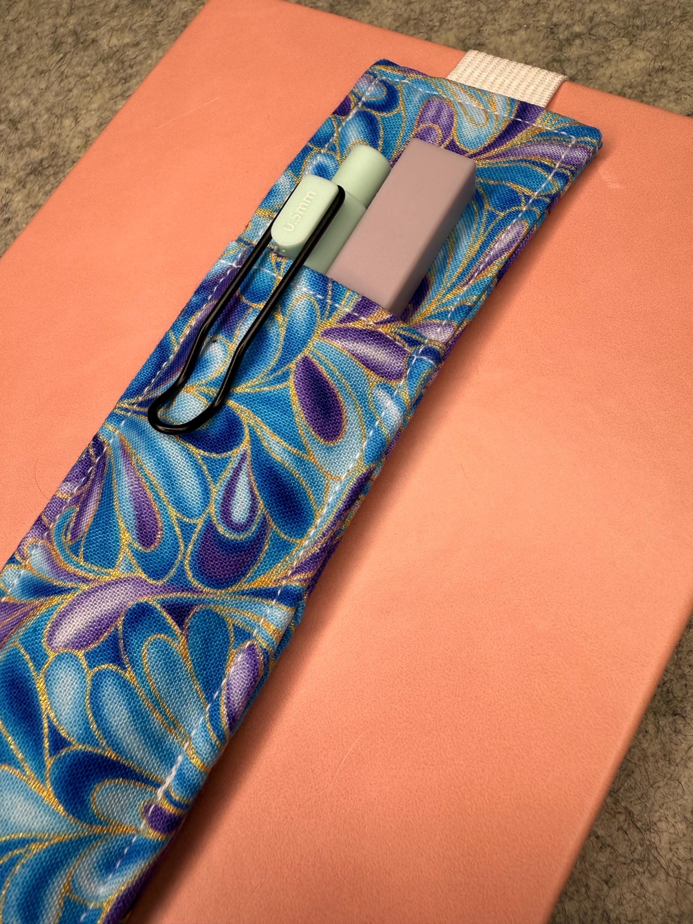 Pen Pocket Bookmark Sewing Pattern, Journal Pencil Case, Teacher Gift ...