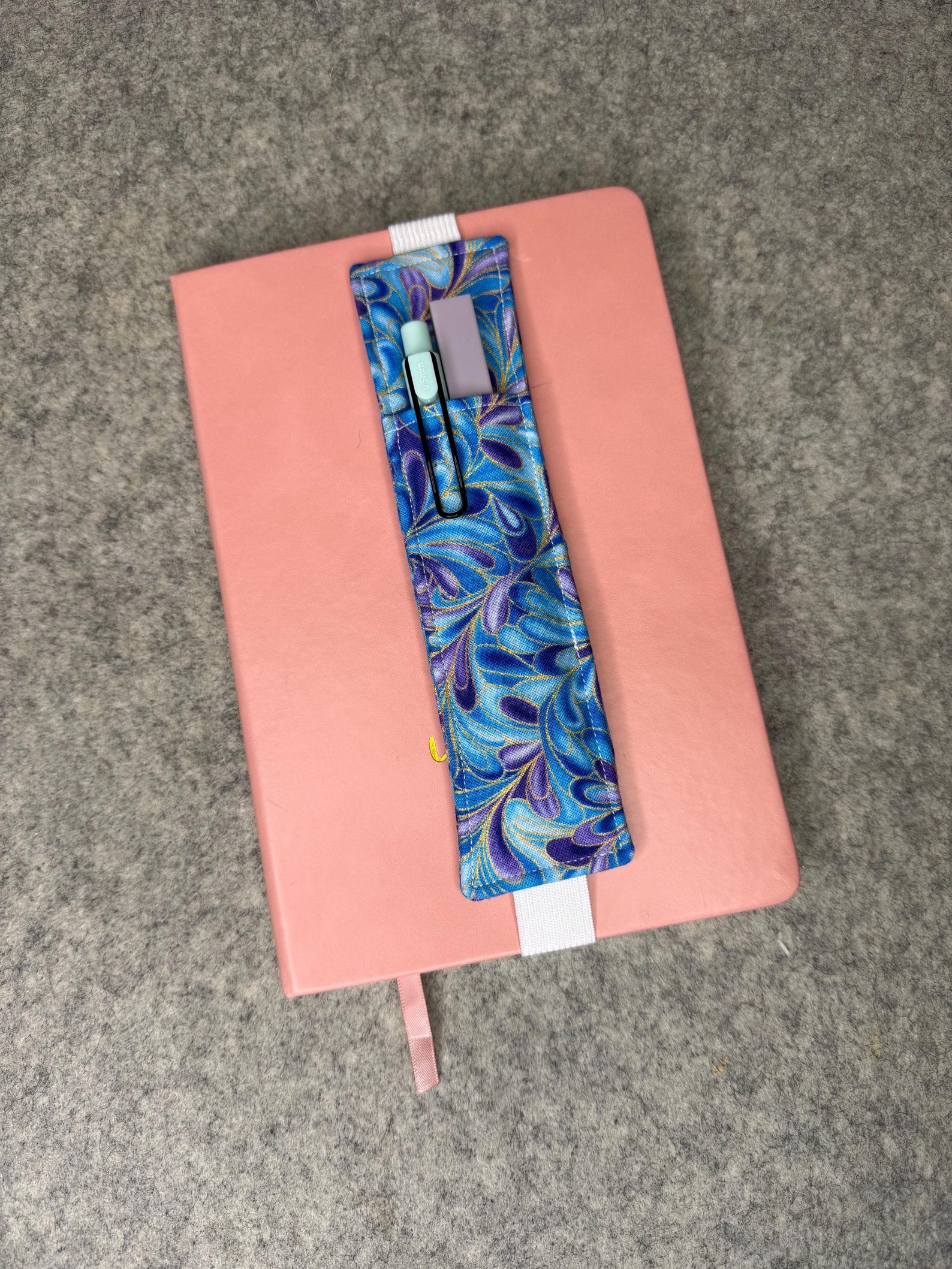 Pen Pocket Bookmark Sewing Pattern, Journal Pencil Case, Teacher Gift ...