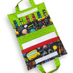 CRAYON CARRIER- SCHOOL Crayon Case- Crayon Organizer- Crayon Holder ...