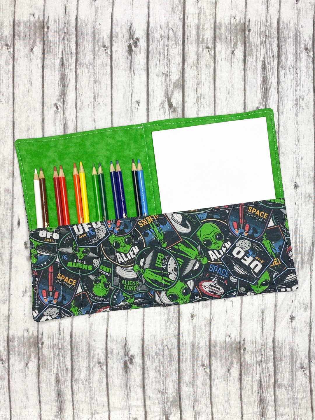 Colored Pencil Set Holder – Alien Pencil Art Set – Kids Colored Pencil ...
