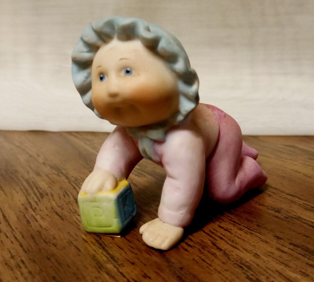 BABY Cabbage Patch PORCELAIN FIGURINE Vintage - Etsy