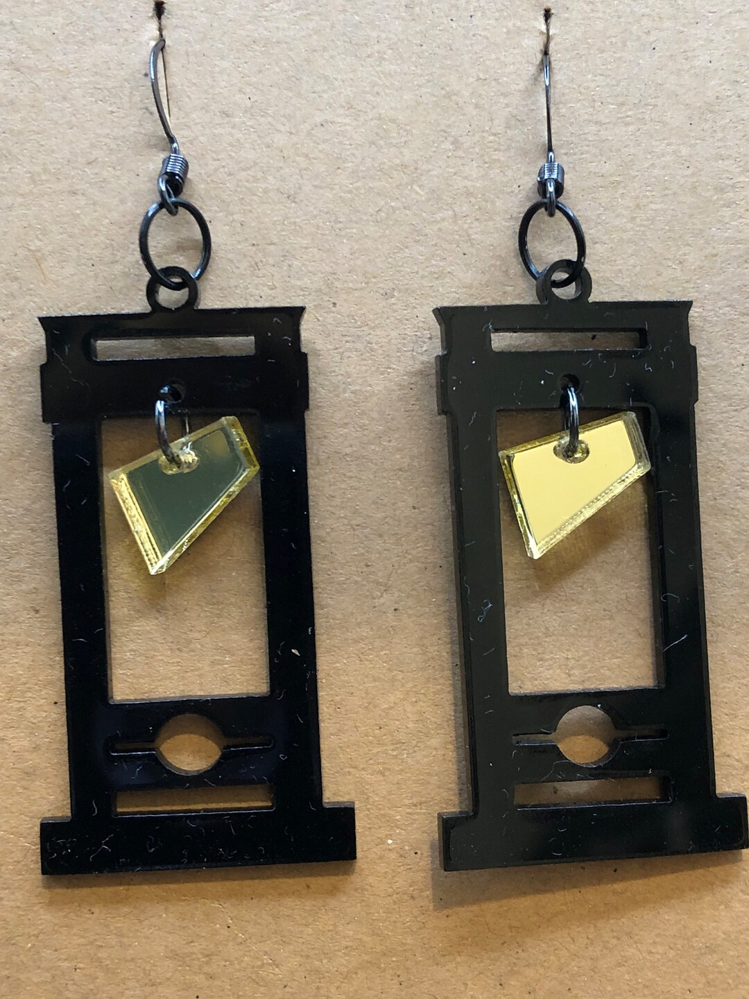 Guillotiné Earrings in Two Sizes - Etsy