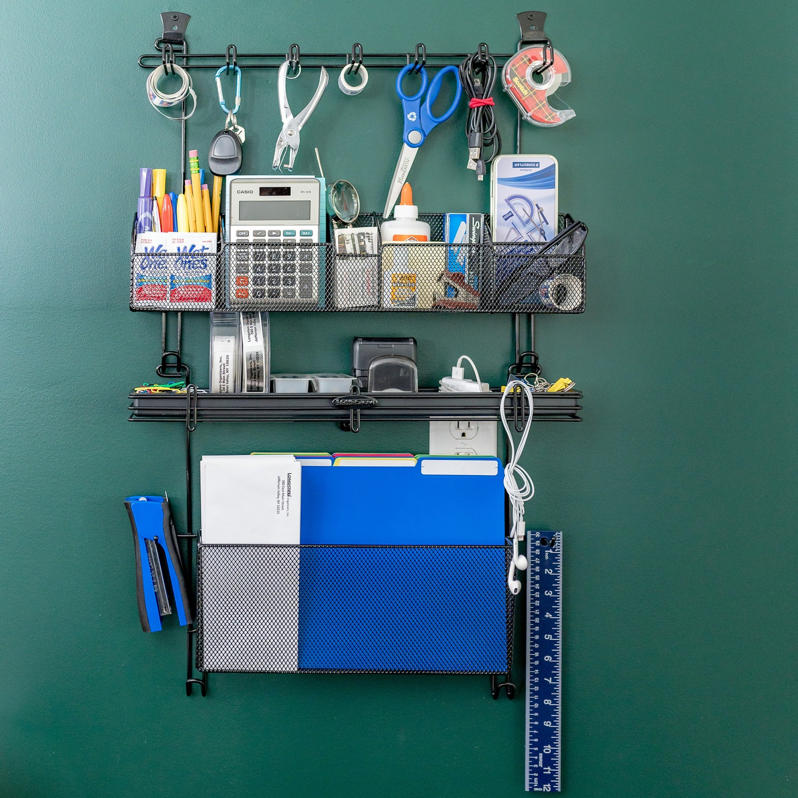 Hanging Office Organizer & File #4200 Black for Office or School ...